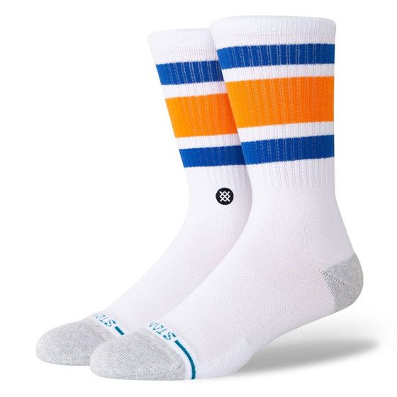 NBA 2024 NEW YORK KNICKS TUBE CREW SOCKS 'WHITE'