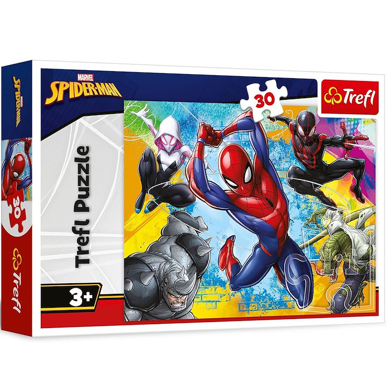 Trefl Puzzle 30 pcs Spider-Man's Colors 18307