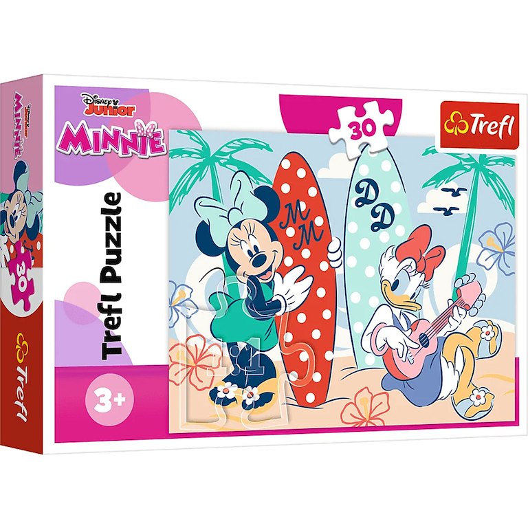 Trefl Puzzle 30pcs Colorful Minnie 18302