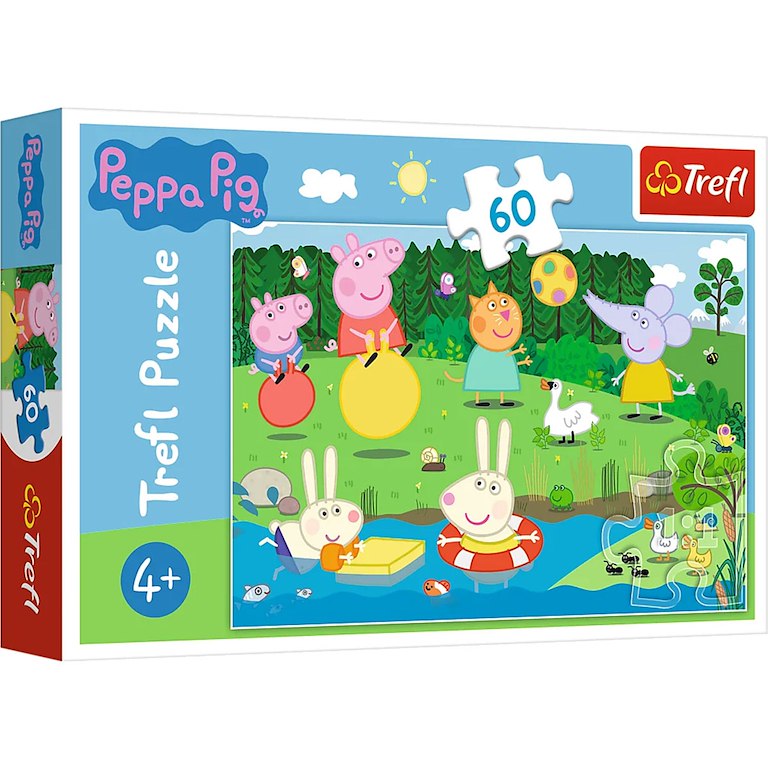 Trefl Puzzle 60 pcs Peppa Pig Holiday fun 17326