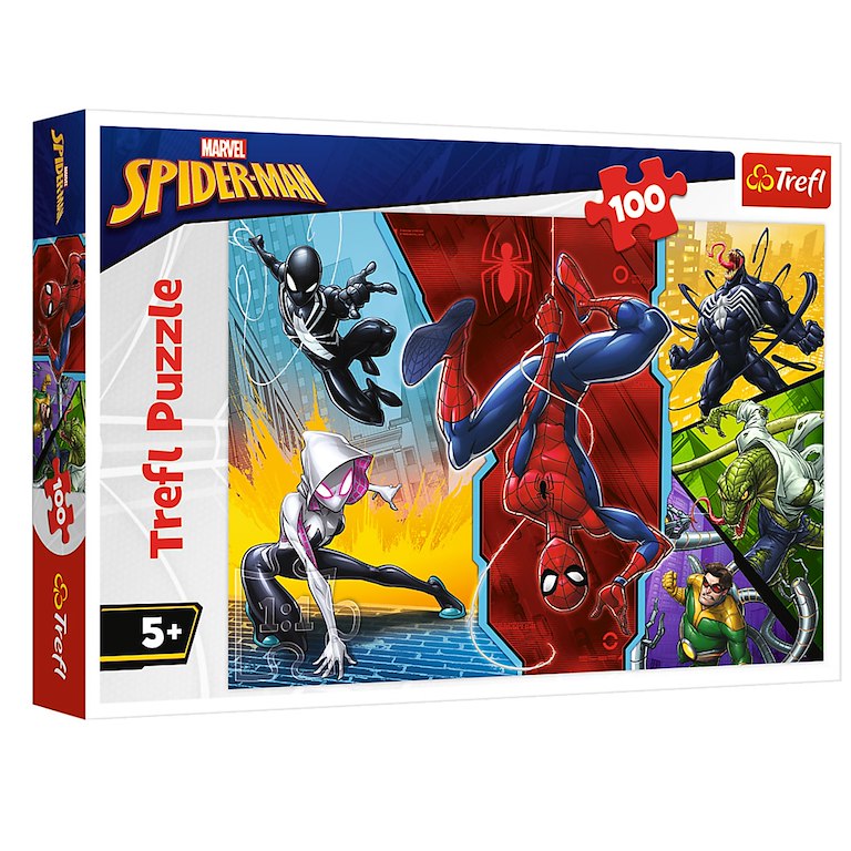 Trefl puzzla 100pcs Spiderman 16347