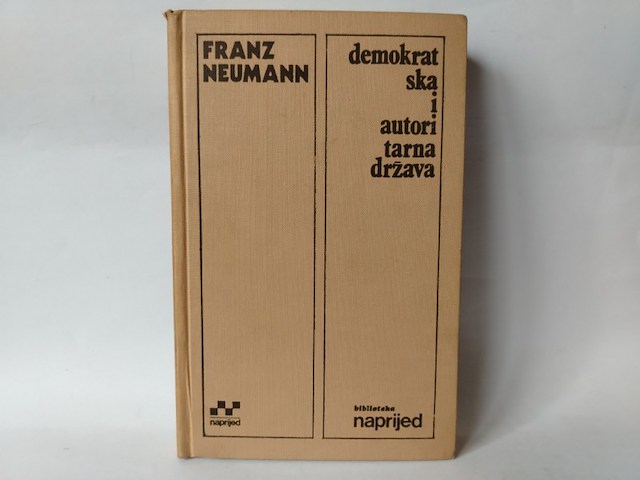 Demokratska i autoritarna država - Franz Neumann