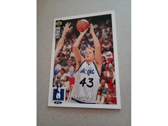 Kartica nba upper deck 1994/95 geert hammink 369