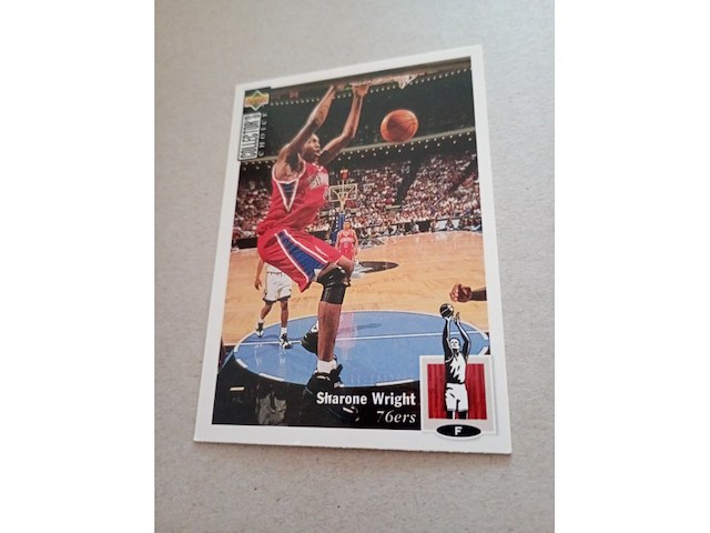 Kartica nba upper deck 1994/95 sharone wright 346