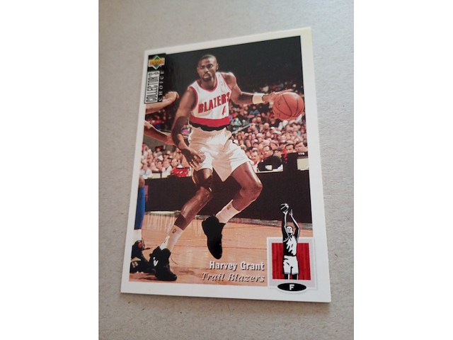 Kartica nba upper deck 1994/95 harvey grant 344