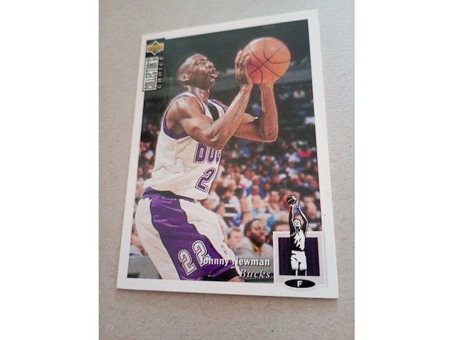 Kartica nba upper deck 1994/95 johnny newman 338