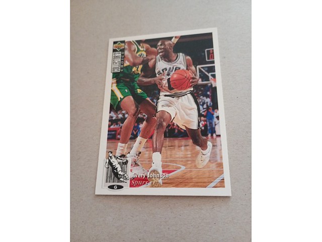 Kartica nba upper deck 1994/95 avery johnson 301