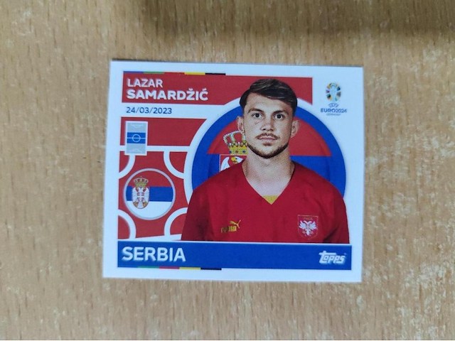 EURO 2024 sličica SRB 17