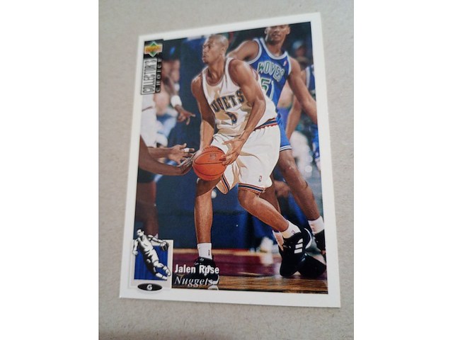 Kartica nba upper deck 1994/95 jalen rose 238