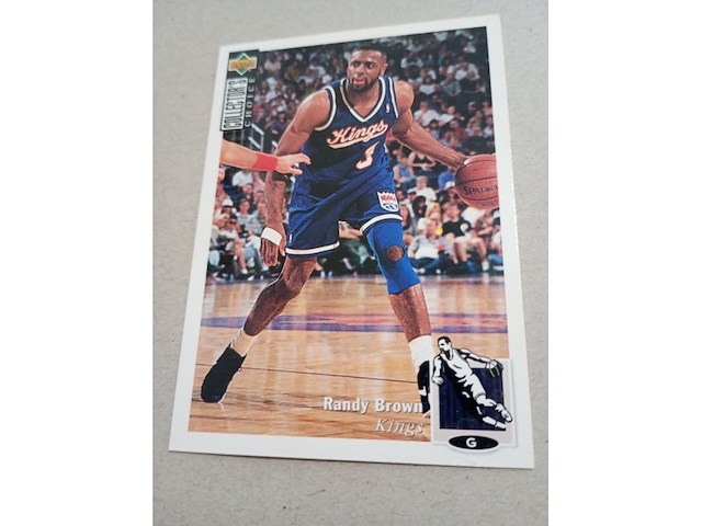 Kartica nba upper deck 1994/95 randy brown 95