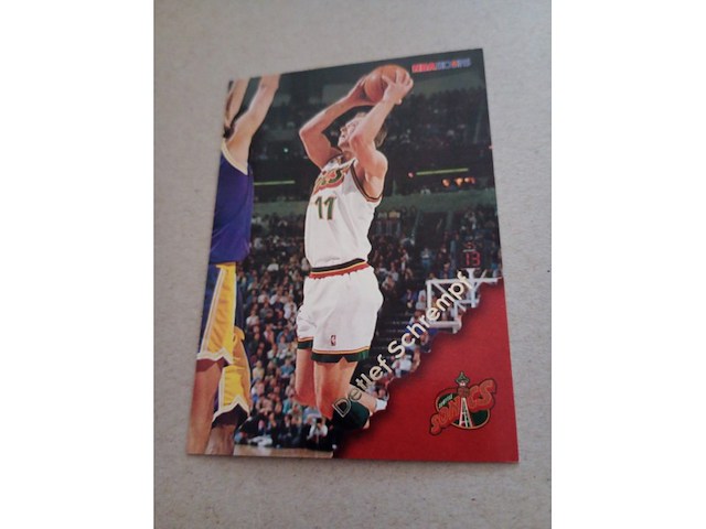 Kartica nba hoops skybox 1996/97 detlef schrempf 150