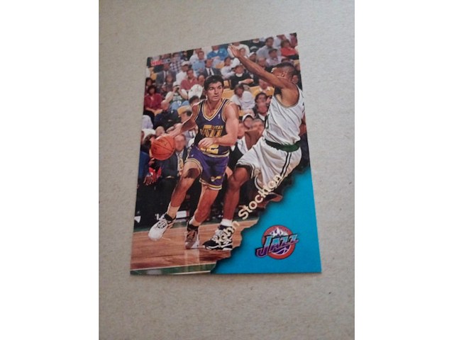 Kartica nba hoops skybox 1996/97 john stockton 162