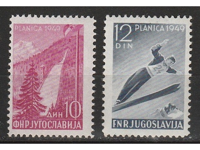 Jugoslavija - 1949 - Planica - MNH