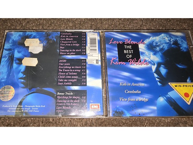Love blonde, The best of Kim Wilde , ORIGINAL