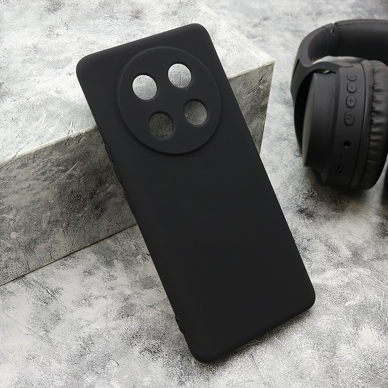 Zastitna maska (futrola) VELVET TOUCH - Huawei Honor Magic 7 lite crna (MS)