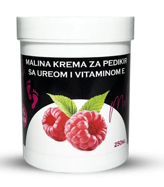 Krema za pedikir Malina, 250 ml