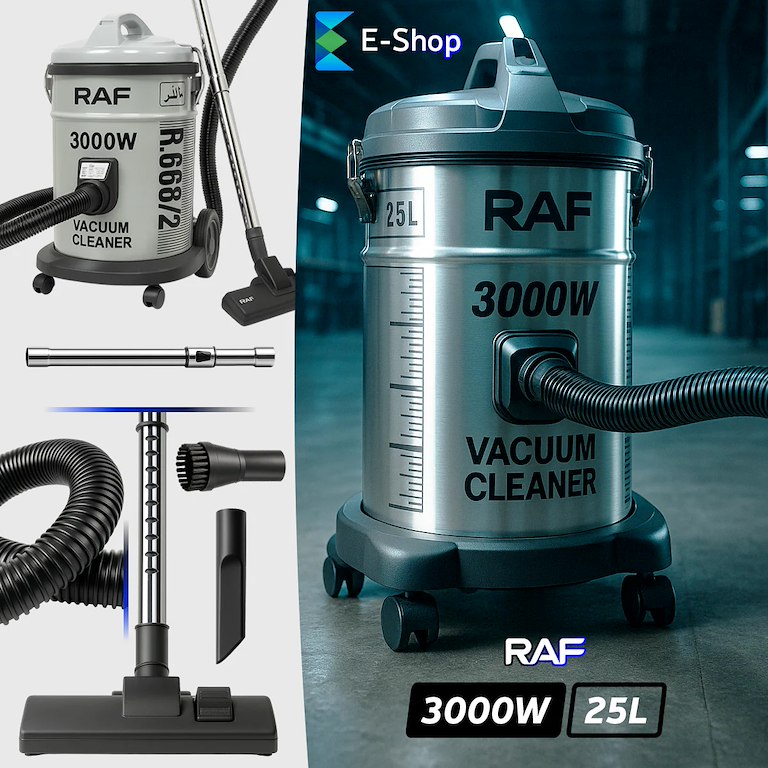 INDUSTRIJSKI SUVO-MOKRI USISAČ RAF 25L