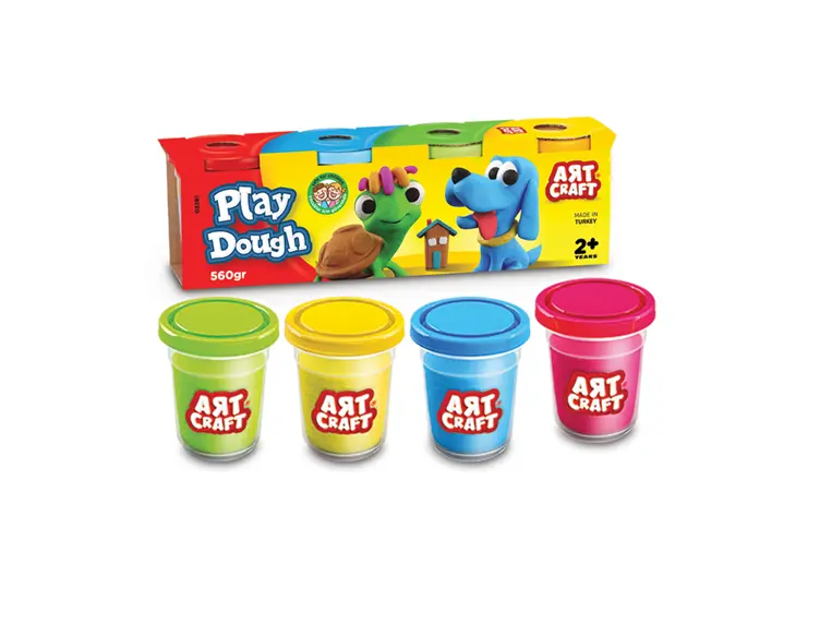 ART CRAFT Plastelin za decu, 112g, 4 komada
