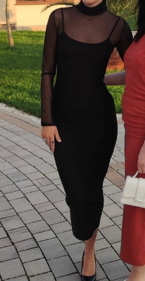 BLONDY haljina sienna black