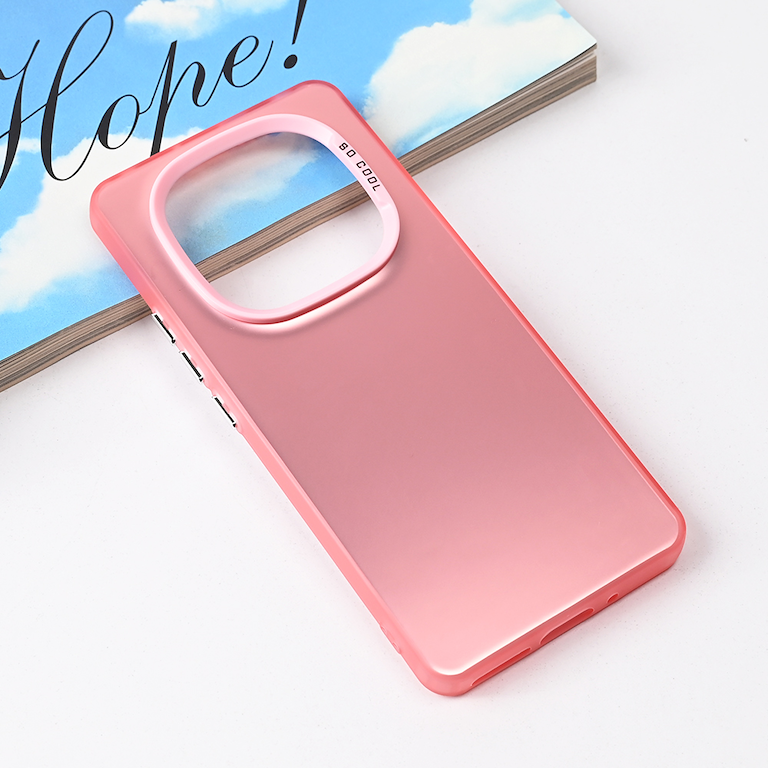 Zastitna maska (futrola) providna - Xiaomi Redmi Note 14 Pro 4G roze