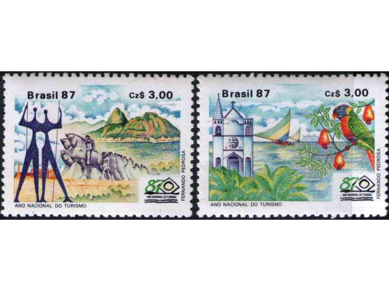 kt660q 04.avg1987 Brasil Mi2221-2 **