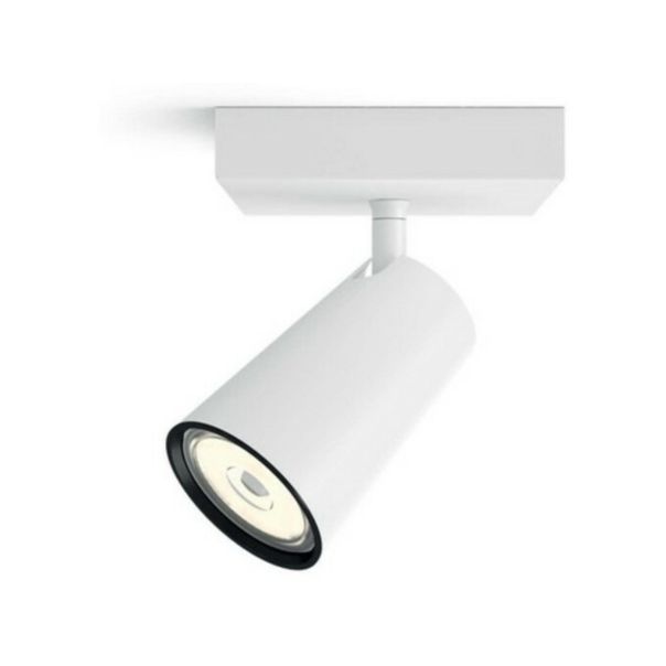 PHILIPS Spot lampa Paisley bela sa 1x5,5W GU10