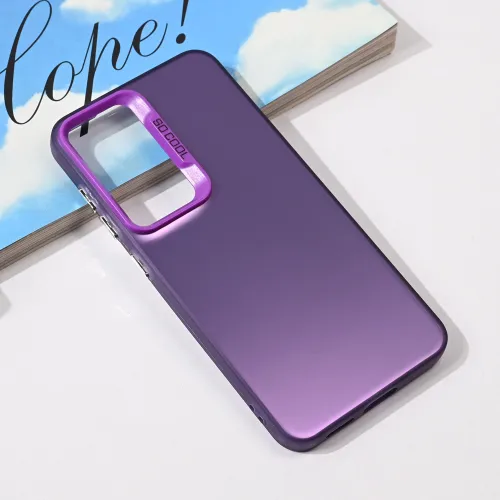 Futrola - maska Clear za Samsung S931 Galaxy S25 ljubicasta