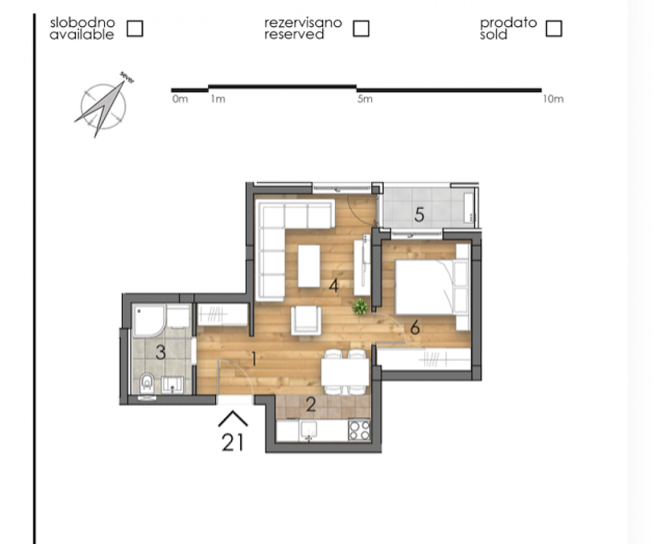 NOVI SAD - TELEP - 40. 48 m2