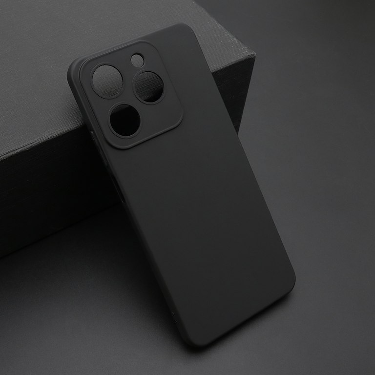 Futrola ultra tanki KOLOR za Realme Note 60 crna (MS)