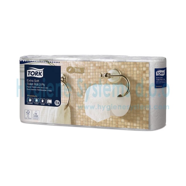 Tork T4 toalet papir u rolni, extra soft, premium