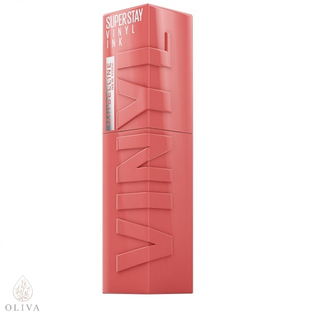 MAYBELLINE NEW YORK SUPERSTAY VINYL INK RUŽ ZA USNE 100 CHARMED​
