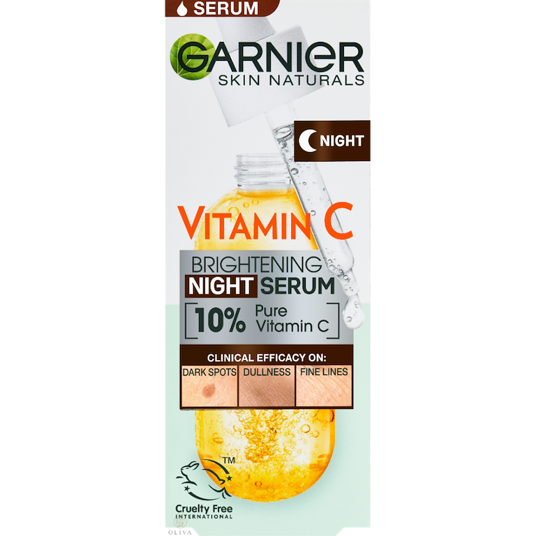 GARNIER SKIN NATURALS VITAMIN C NOĆNI SERUM ZA BLISTAVU KOŽU 30 ML