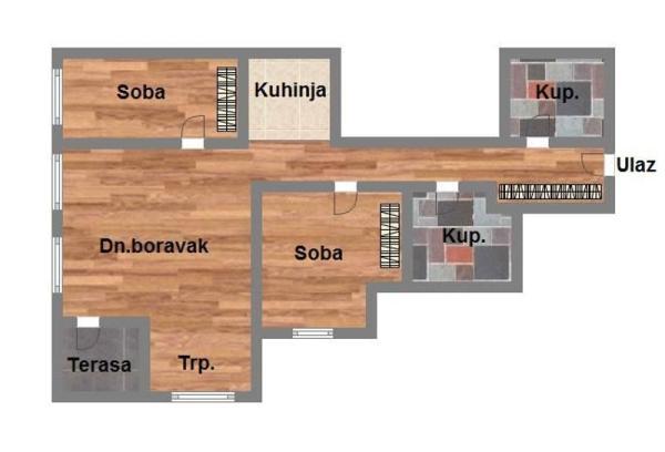 Trosoban stan na prodaju, 61m2, 138.730€