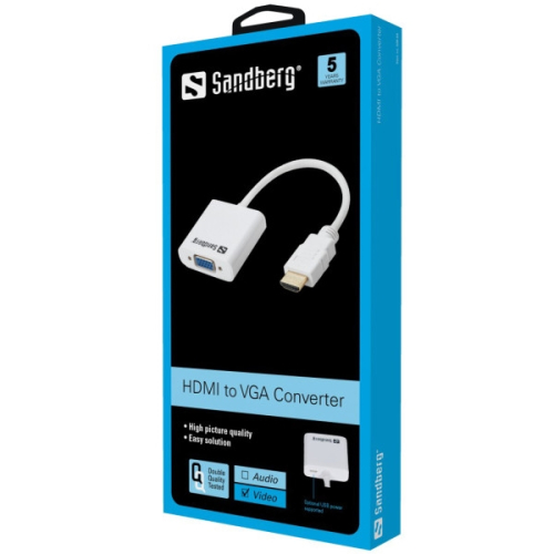 Adapter Sandberg HDMI - VGA 508-69