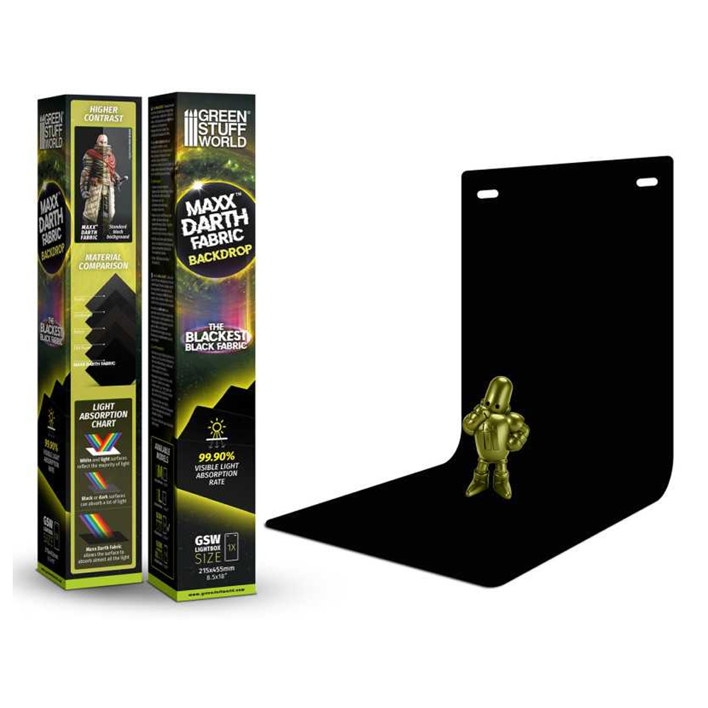 Black Maxx Darth Backdrop - Small Lightbox - 215x455mm