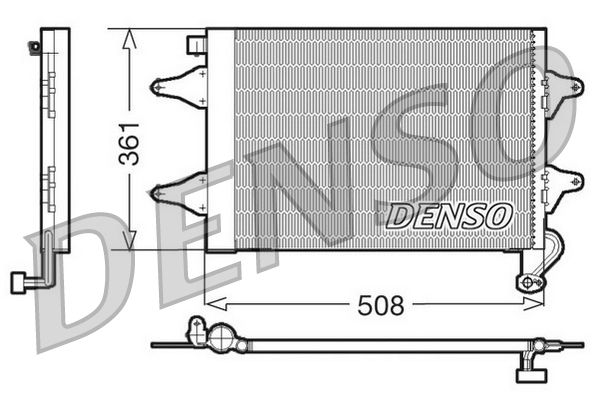 Hladnjak klime, kondenzator DENSO DCN27004