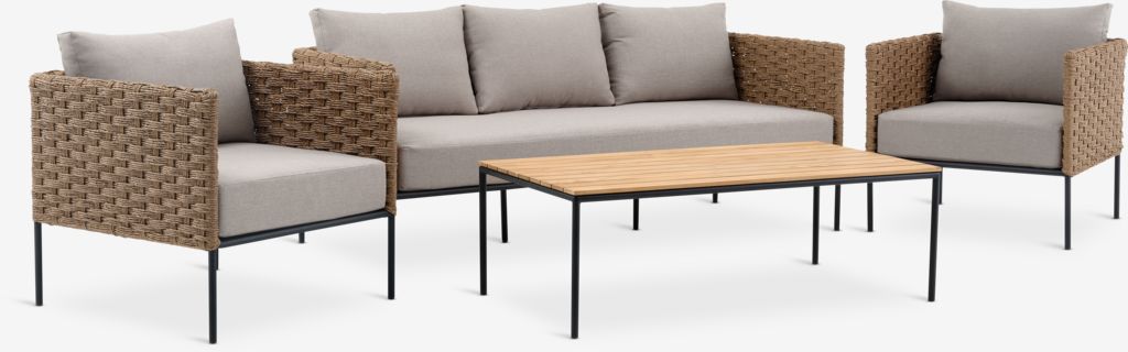 Lounge garnitura DAMFENNER 4,5os. natur