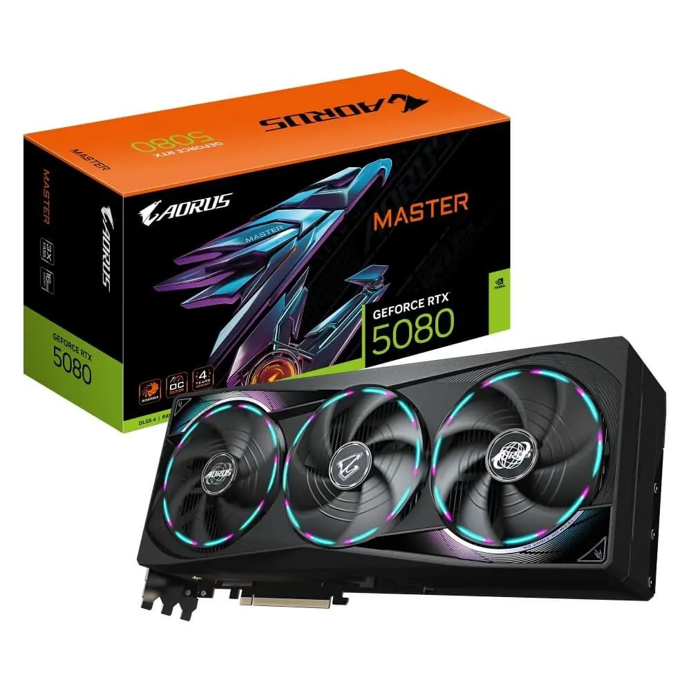 GIGABYTE AORUS GeForce RTX 5080 MASTER 16G