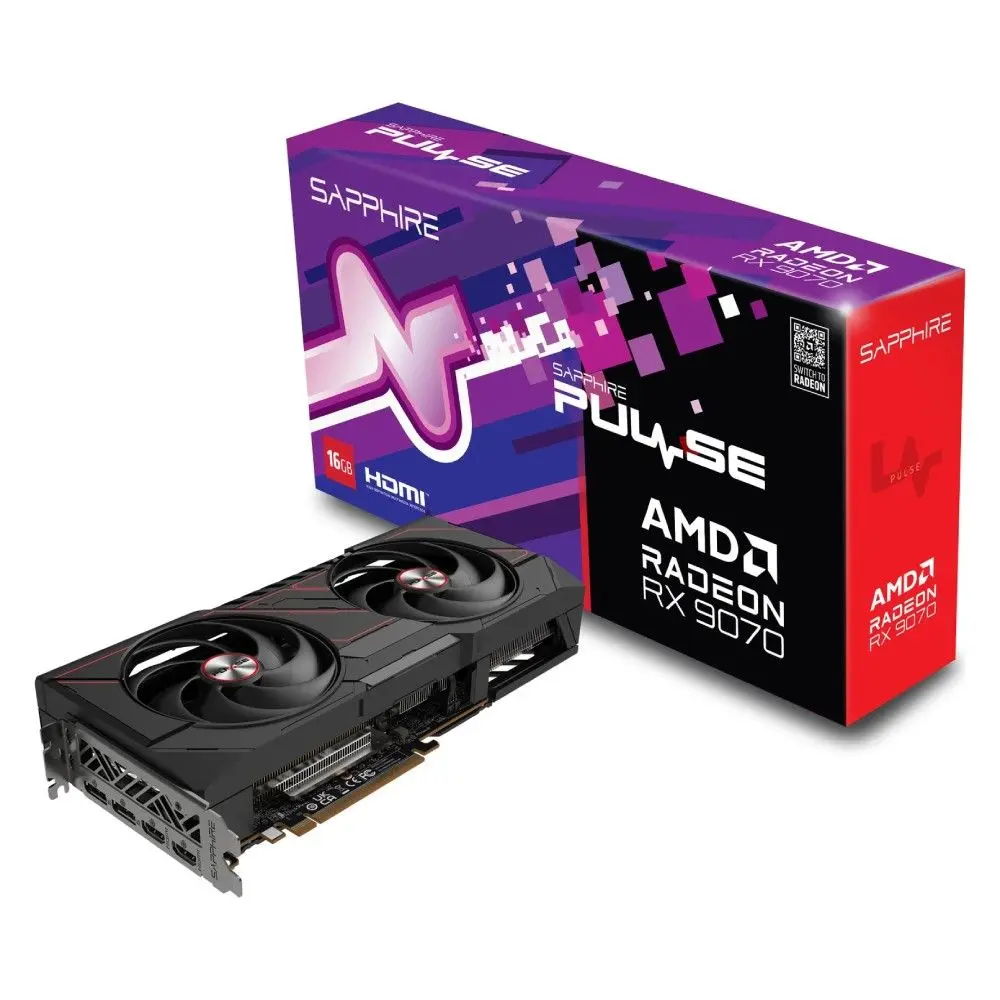 SAPPHIRE PULSE AMD Radeon RX 9070 16GB