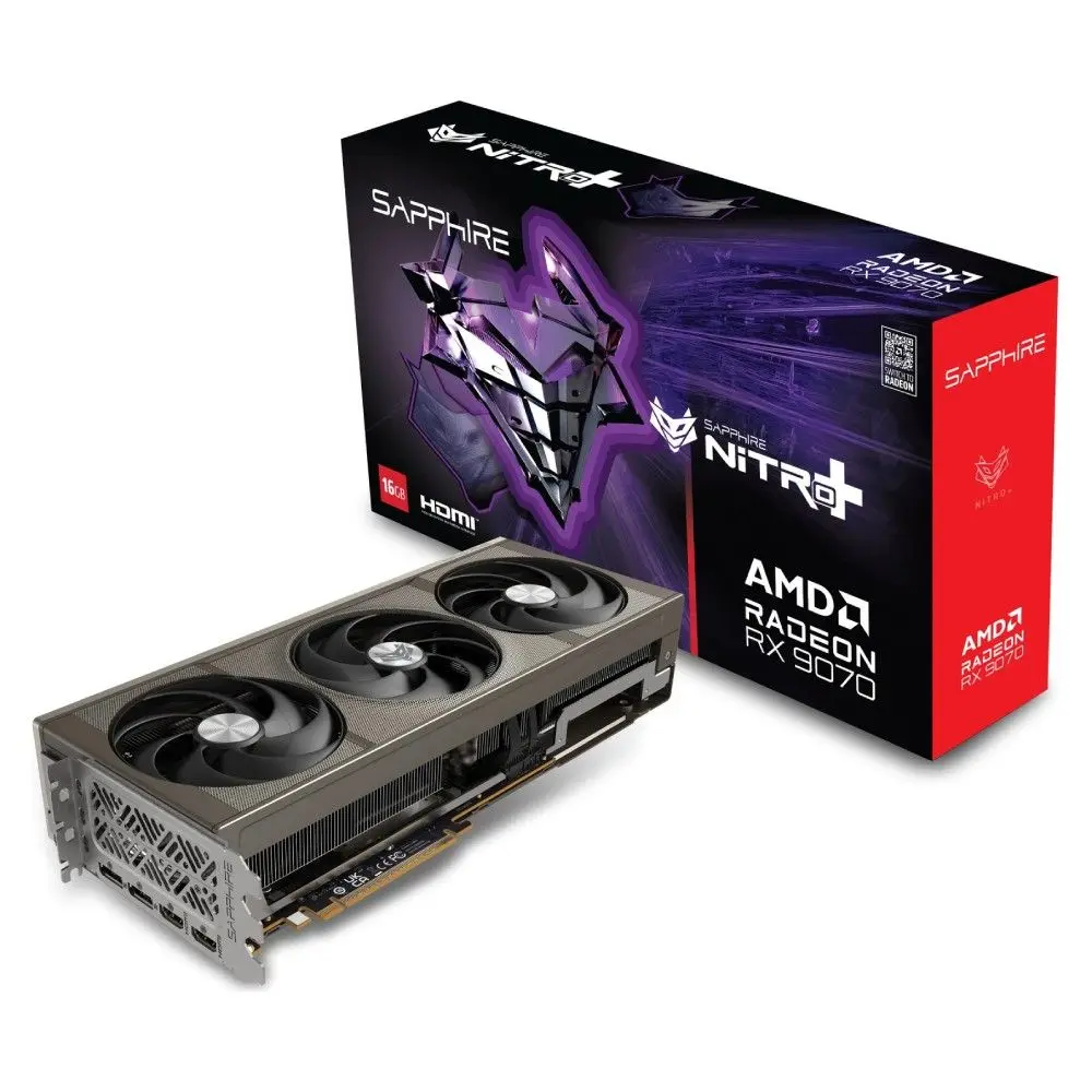 SAPPHIRE NITRO+ AMD Radeon RX 9070 OC 16GB