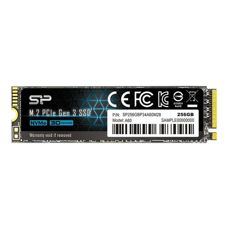 SILICON POWER P34A60 M.2 256GB PCI Express SLC NVMe SP256GBP34A60M28 - SSD