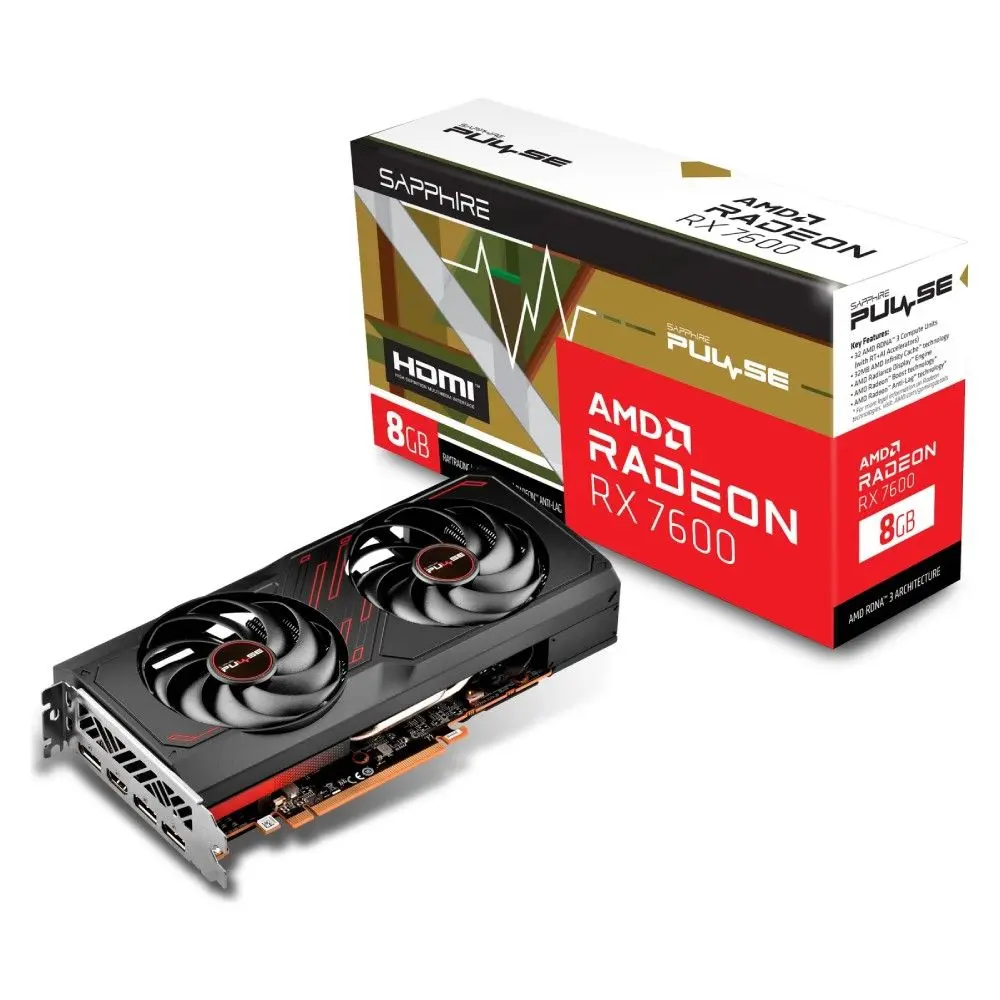 SAPPHIRE PULSE AMD Radeon RX 7600 8GB