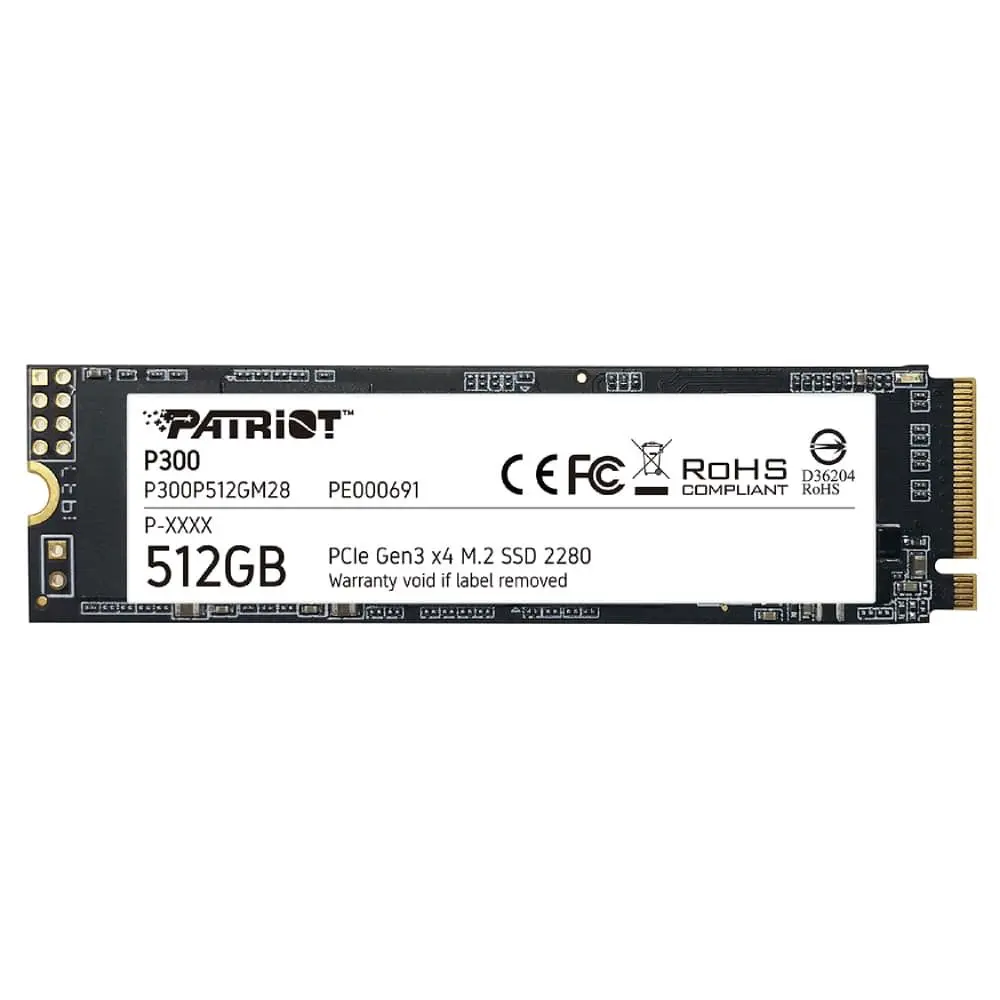 PATRIOT P300 M.2 NVMe 512GB SSD