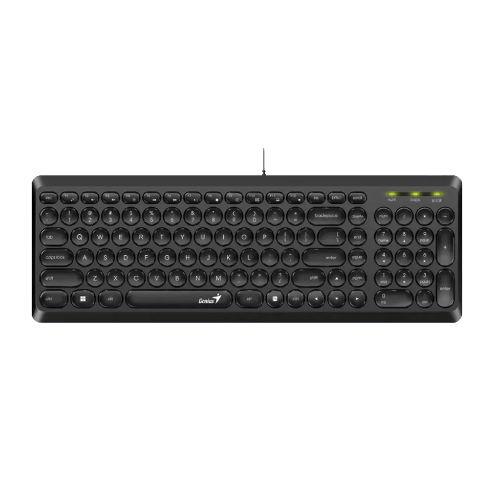 GENIUS SlimStar Q200 US Žična tastatura