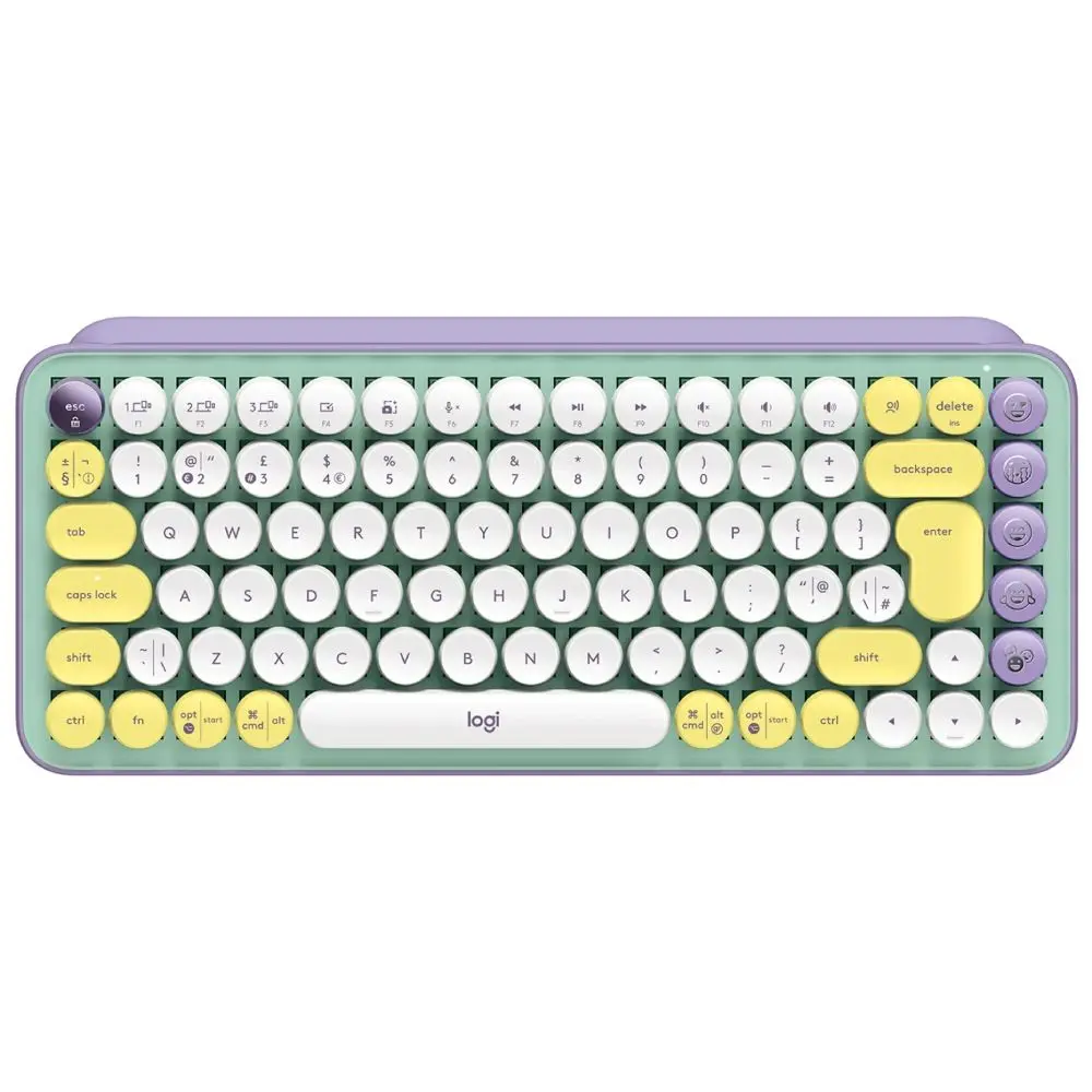 LOGITECH Pop Keys Daydream 920-010736 Bela/Ljubičasta Bežična tastatura