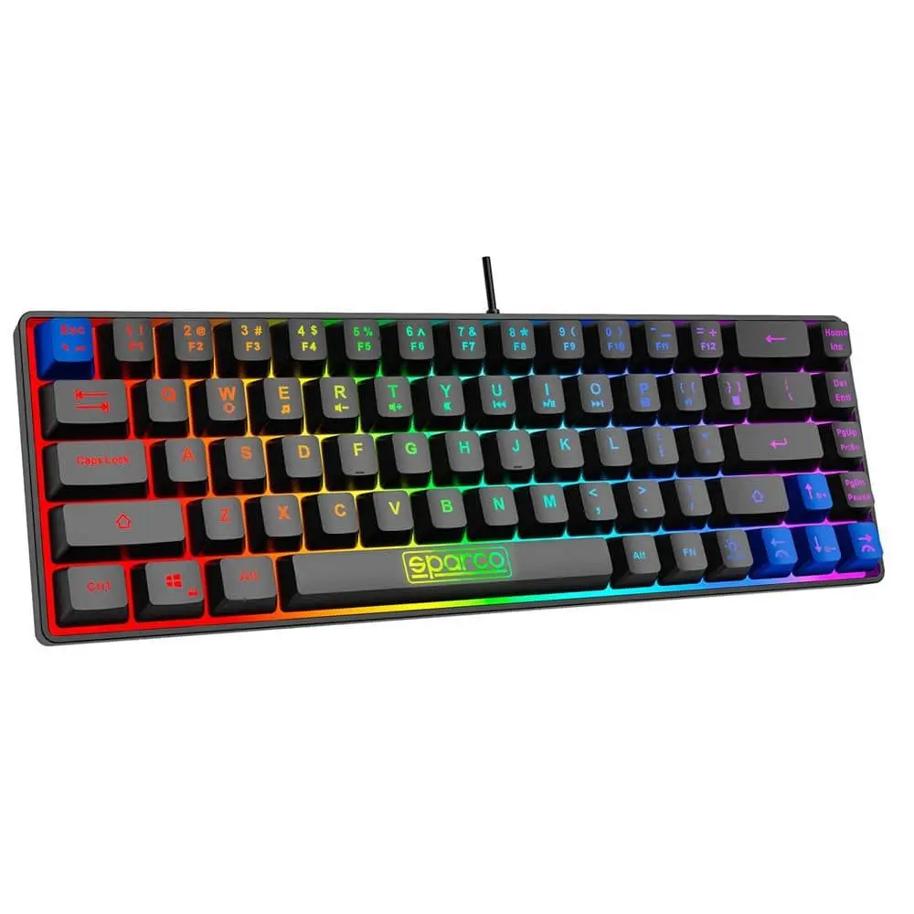 SPARCO Ghost SPKEYBWIRED US Žična gejmerska tastatura