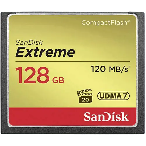 SANDISK 128 GB CompactFlash Extreme Pro - SDCFXSB-128G-G46 Memorijska kartica