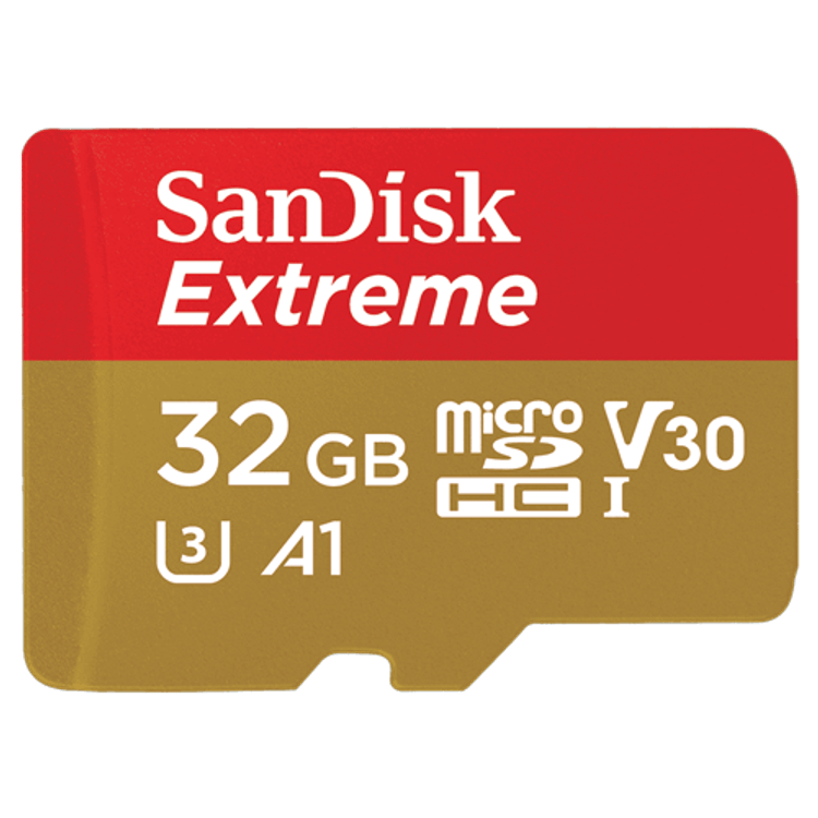 SANDISK Extreme microSDHC 32GB class 10 U3 + adapter - SDSQXAF-032G-GN6AA Memorijska kartica