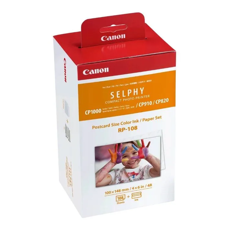 CANON RP-108 High-Capacity Color Ink/Paper Set