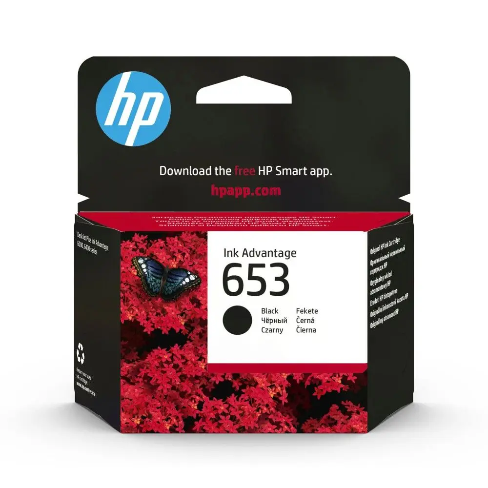 HP 653 - 3YM75AE Black Kertridž